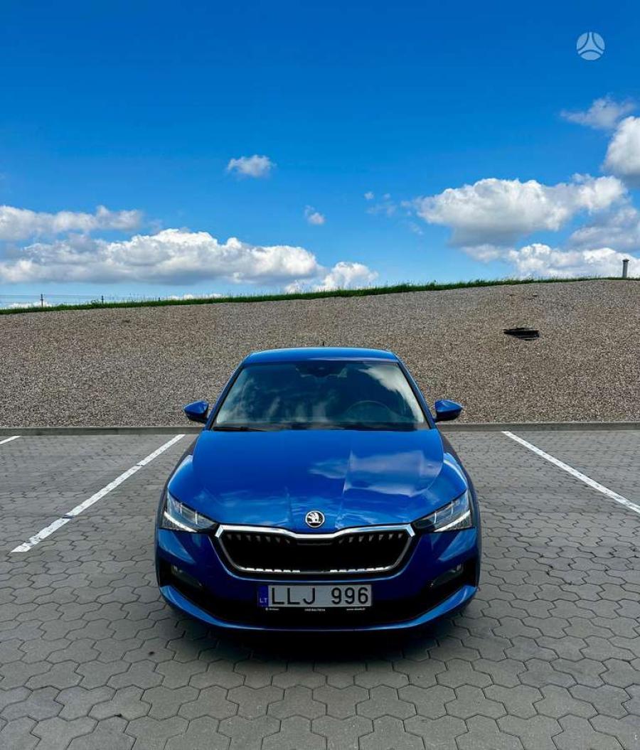 Blue Skoda Scala 2020 in Kaunas, with an engine capacity of 1.00 L and mileage of 70 thousand km for 13000 €, photo 3 on AUTOMOTO.COM.LV