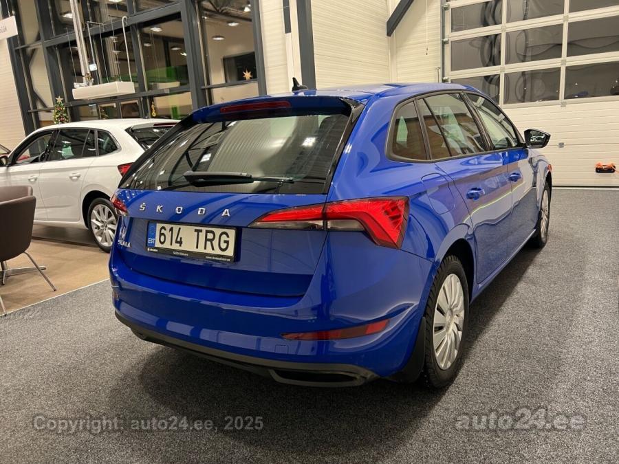 Blue Skoda Scala 2021 in Rakvere, with an engine capacity of 1.00 L and mileage of 26 thousand km for 9400 €, photo 3 on AUTOMOTO.COM.LV