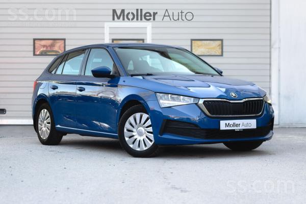 Blue Skoda Scala 2021 in Jelgava, with an engine capacity of 1.00 L and mileage of 122 thousand km for 10650 €, photo 2 on AUTOMOTO.COM.LV