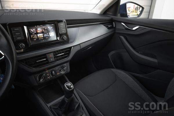 Blue Skoda Scala 2021 in Jelgava, with an engine capacity of 1.00 L and mileage of 122 thousand km for 10650 €, photo 8 on AUTOMOTO.COM.LV