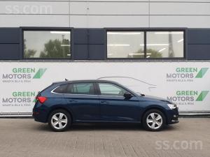 Blue Skoda Scala 2021 in Riga, with an engine capacity of 1.00 L and mileage of 75 thousand km for 13900 €, photo 6 on AUTOMOTO.COM.LV