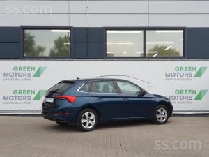 Blue Skoda Scala 2021 in Riga, with an engine capacity of 1.00 L and mileage of 75 thousand km for 13900 €, photo 9 on AUTOMOTO.COM.LV
