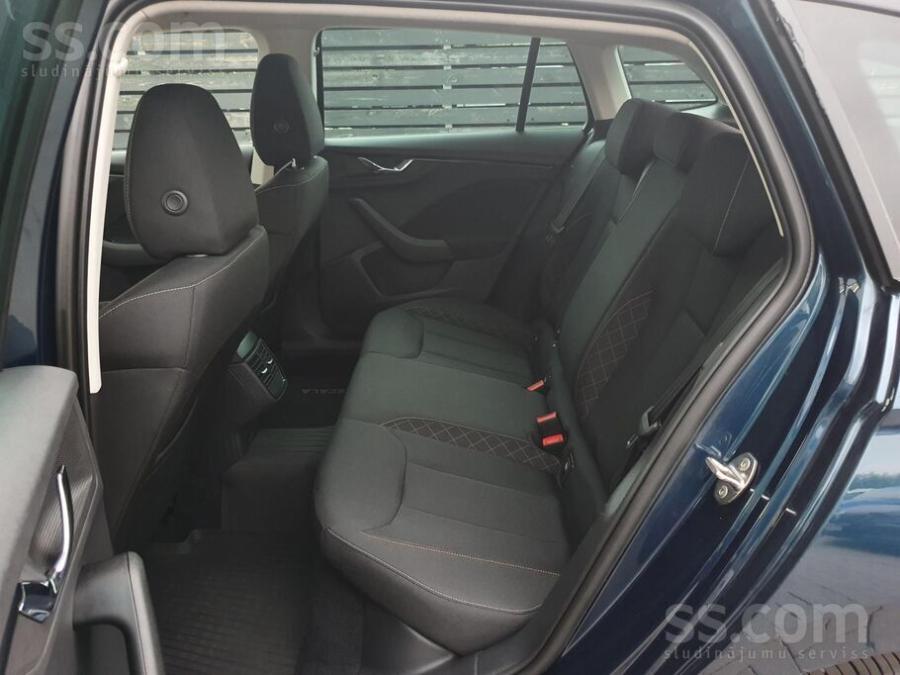 Blue Skoda Scala 2021 in Riga, with an engine capacity of 1.00 L and mileage of 75 thousand km for 13900 €, photo 12 on AUTOMOTO.COM.LV