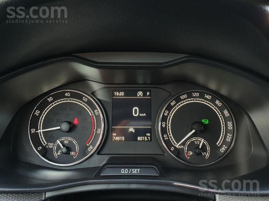 Blue Skoda Scala 2021 in Riga, with an engine capacity of 1.00 L and mileage of 75 thousand km for 13900 €, photo 17 on AUTOMOTO.COM.LV