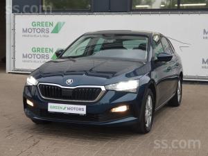 Blue Skoda Scala 2021 in Riga, with an engine capacity of 1.00 L and mileage of 75 thousand km for 13900 €, photo 34 on AUTOMOTO.COM.LV
