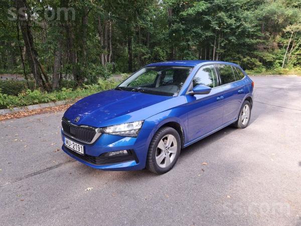 Blue Skoda Scala 2021 in Valka, with an engine capacity of 1.00 L and mileage of 94 thousand km for 12300 €, photo 1 on AUTOMOTO.COM.LV