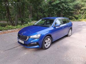 Blue Skoda Scala 2021 in Valka, with an engine capacity of 1.00 L and mileage of 94 thousand km for 12300 €, photo  on AUTOMOTO.COM.LV