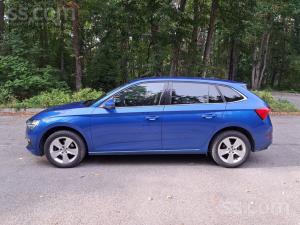 Blue Skoda Scala 2021 in Valka, with an engine capacity of 1.00 L and mileage of 94 thousand km for 12300 €, photo 3 on AUTOMOTO.COM.LV