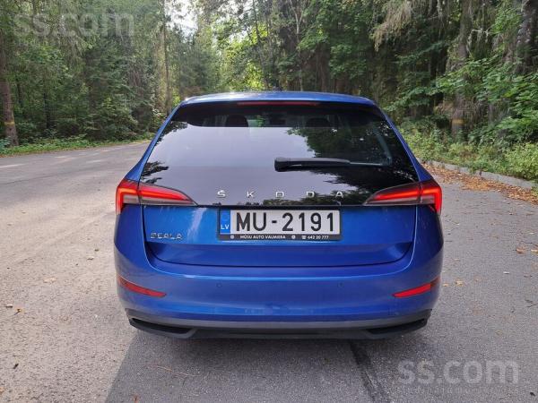 Blue Skoda Scala 2021 in Valka, with an engine capacity of 1.00 L and mileage of 94 thousand km for 12300 €, photo 5 on AUTOMOTO.COM.LV