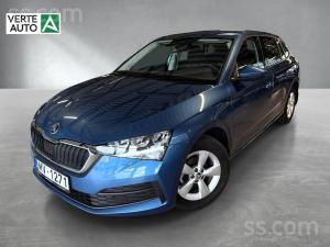 Blue Skoda Scala 2021 in Riga, with an engine capacity of 1.00 L and mileage of 36 thousand km for 11990 €, photo 1 on AUTOMOTO.COM.LV