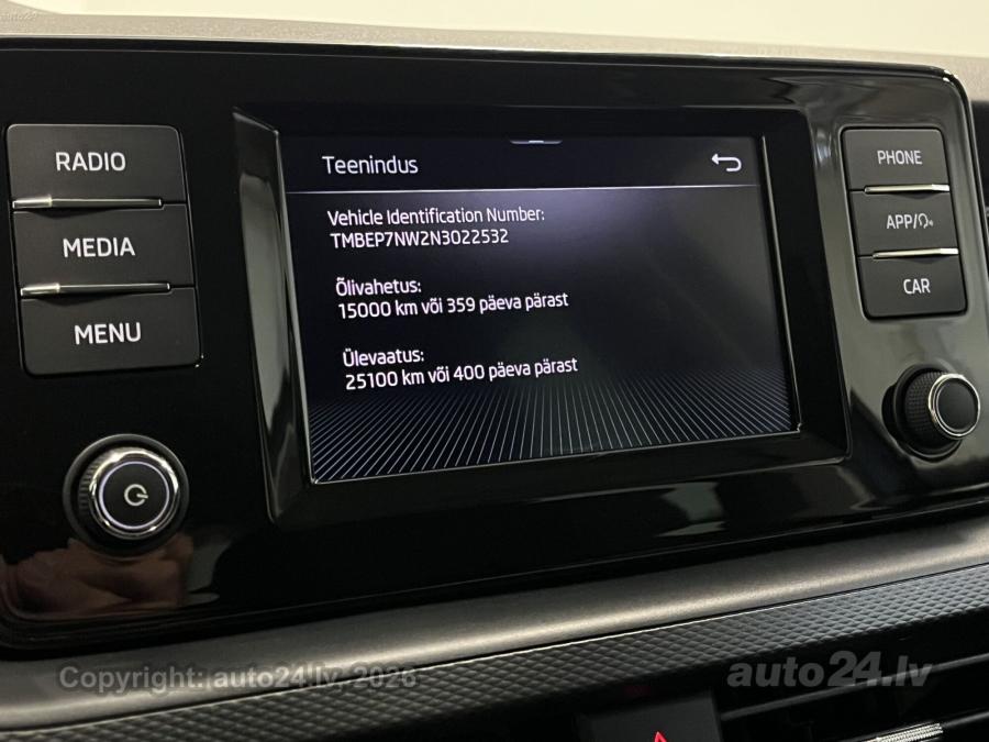 Zils Skoda Scala 2021 Tallina, ar dzinēja tilpumu 1.00 L un nobraukumu 50 tūkst. km par 10900 €, foto 12 vietnē AUTOMOTO.COM.LV