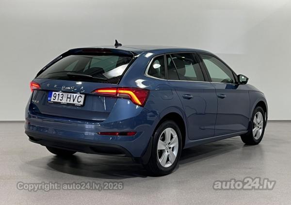 Blue Skoda Scala 2021 in Tallinn, with an engine capacity of 1.00 L and mileage of 50 thousand km for 10900 €, photo 3 on AUTOMOTO.COM.LV