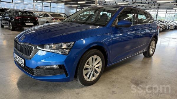 Zils Skoda Scala 2023 Rīga, ar dzinēja tilpumu 1.00 L un nobraukumu 58 tūkst. km par 15400 €, foto  vietnē AUTOMOTO.COM.LV