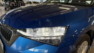 Blue Skoda Scala 2023 in Riga, with an engine capacity of 1.00 L and mileage of 58 thousand km for 15400 €, photo 9 on AUTOMOTO.COM.LV