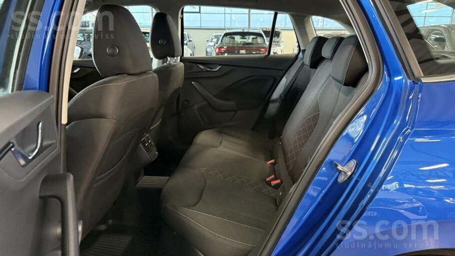 Blue Skoda Scala 2023 in Riga, with an engine capacity of 1.00 L and mileage of 58 thousand km for 15400 €, photo 12 on AUTOMOTO.COM.LV