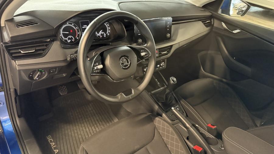Zils Skoda Scala 2023 Rīga, ar dzinēja tilpumu 1.00 L un nobraukumu 58 tūkst. km par 1540000 €, foto 10 vietnē AUTOMOTO.COM.LV