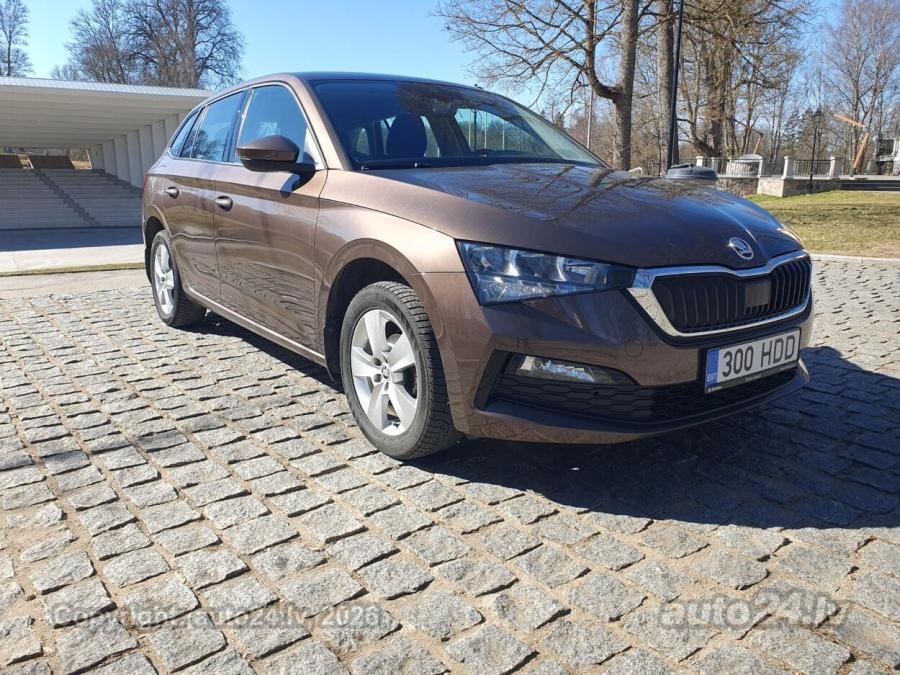 Brown Skoda Scala 2021 in Viljandi, with an engine capacity of 1.00 L and mileage of 192 thousand km for 8300 €, photo 1 on AUTOMOTO.COM.LV