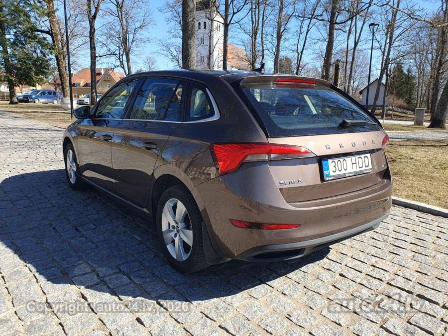 Brown Skoda Scala 2021 in Viljandi, with an engine capacity of 1.00 L and mileage of 192 thousand km for 8300 €, photo 3 on AUTOMOTO.COM.LV