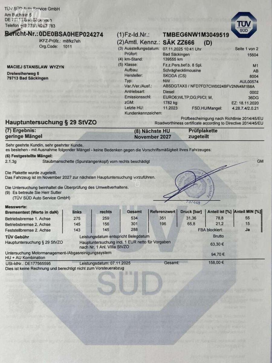 Серый Шкода Scala 2020 в Шяуляй, объемом двигателя 1.60 л и пробегом 146 тыс. км за 14800 €, фото 36 на AUTOMOTO.COM.LV