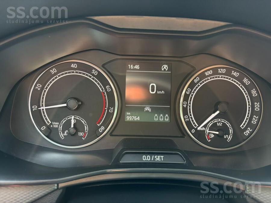 Grey Skoda Scala 2020 in Riga, with an engine capacity of 1.00 L and mileage of 100 thousand km for 11995 €, photo 7 on AUTOMOTO.COM.LV