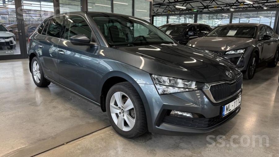Grey Skoda Scala 2020 in Riga, with an engine capacity of 1.00 L and mileage of 101 thousand km for 10900 €, photo 7 on AUTOMOTO.COM.LV