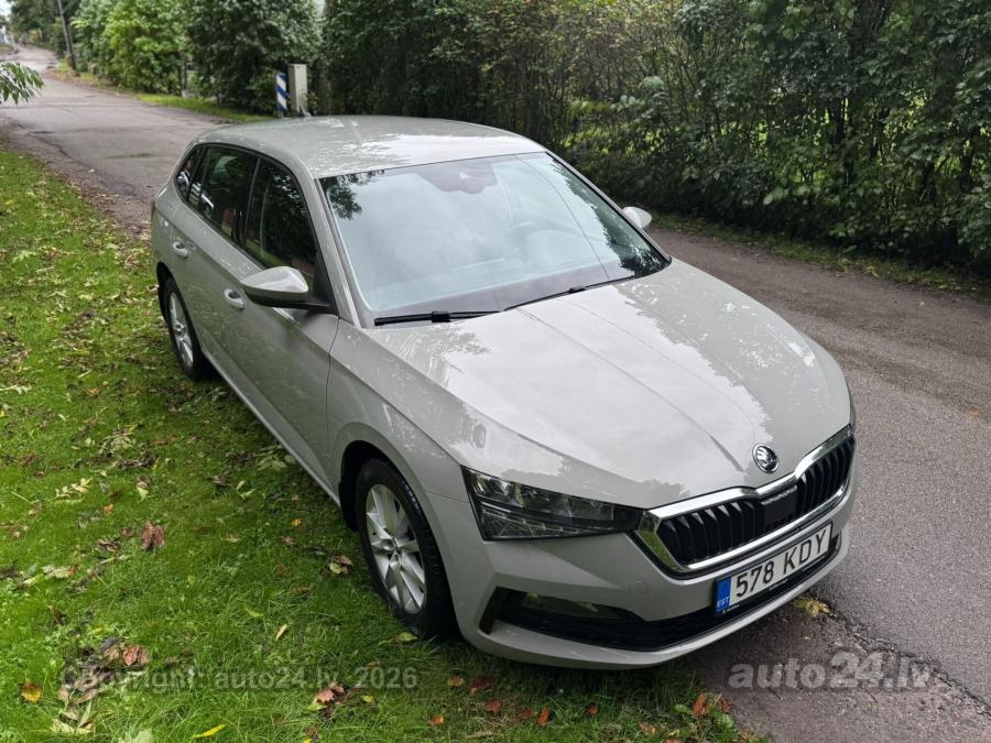 Grey Skoda Scala 2020 in Tallinn, with an engine capacity of 1.50 L and mileage of 106 thousand km for 12499 €, photo 3 on AUTOMOTO.COM.LV