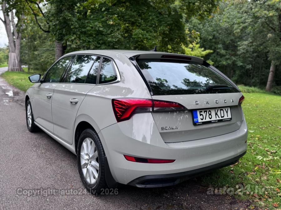 Grey Skoda Scala 2020 in Tallinn, with an engine capacity of 1.50 L and mileage of 106 thousand km for 12499 €, photo 7 on AUTOMOTO.COM.LV