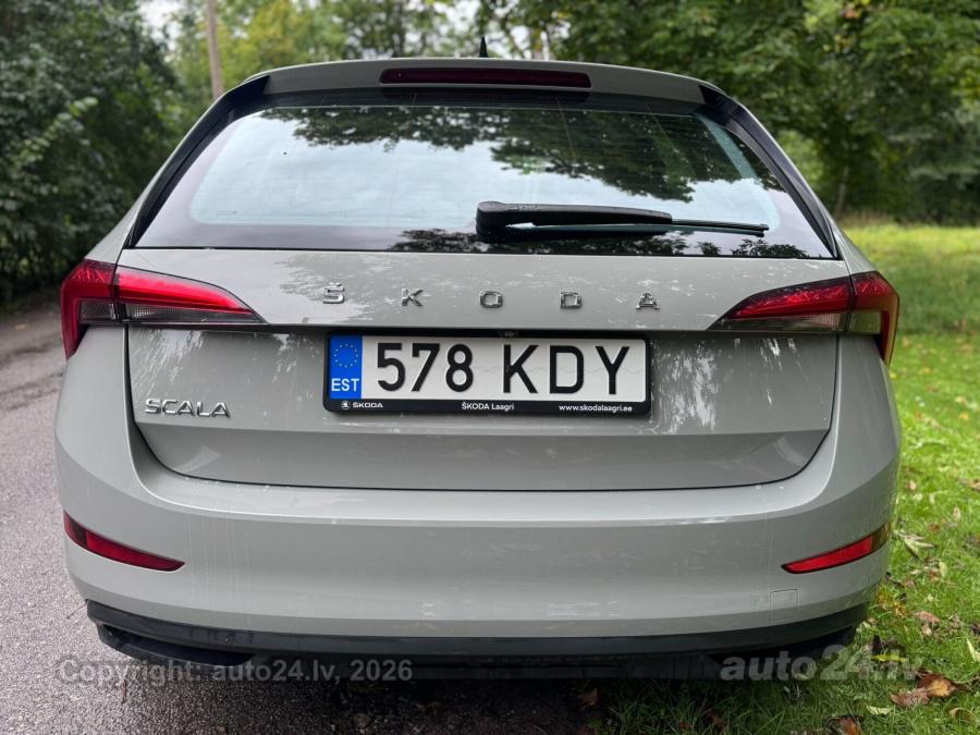 Grey Skoda Scala 2020 in Tallinn, with an engine capacity of 1.50 L and mileage of 106 thousand km for 12499 €, photo 10 on AUTOMOTO.COM.LV