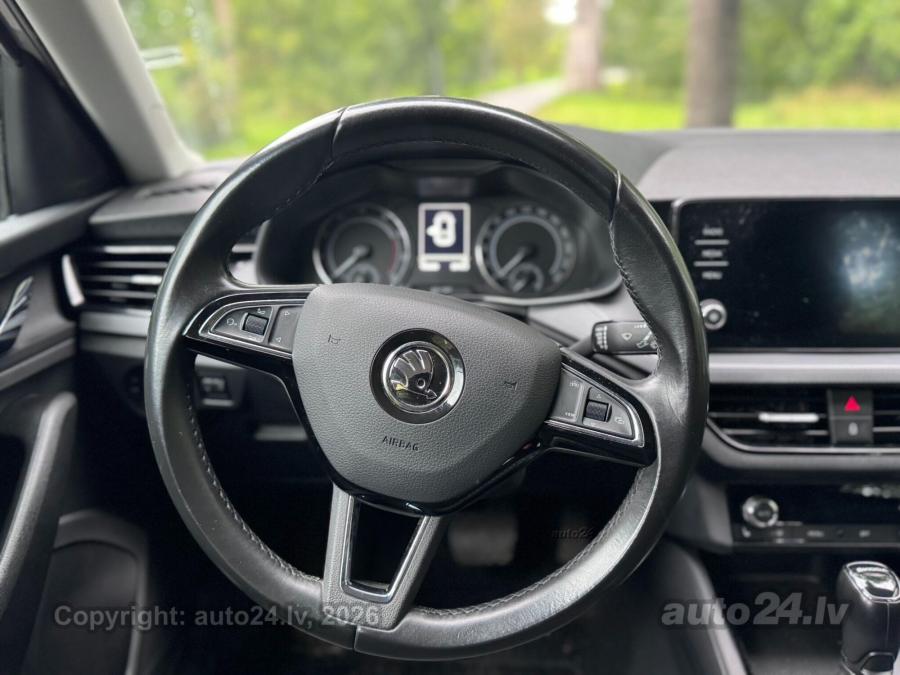 Grey Skoda Scala 2020 in Tallinn, with an engine capacity of 1.50 L and mileage of 106 thousand km for 12499 €, photo 20 on AUTOMOTO.COM.LV