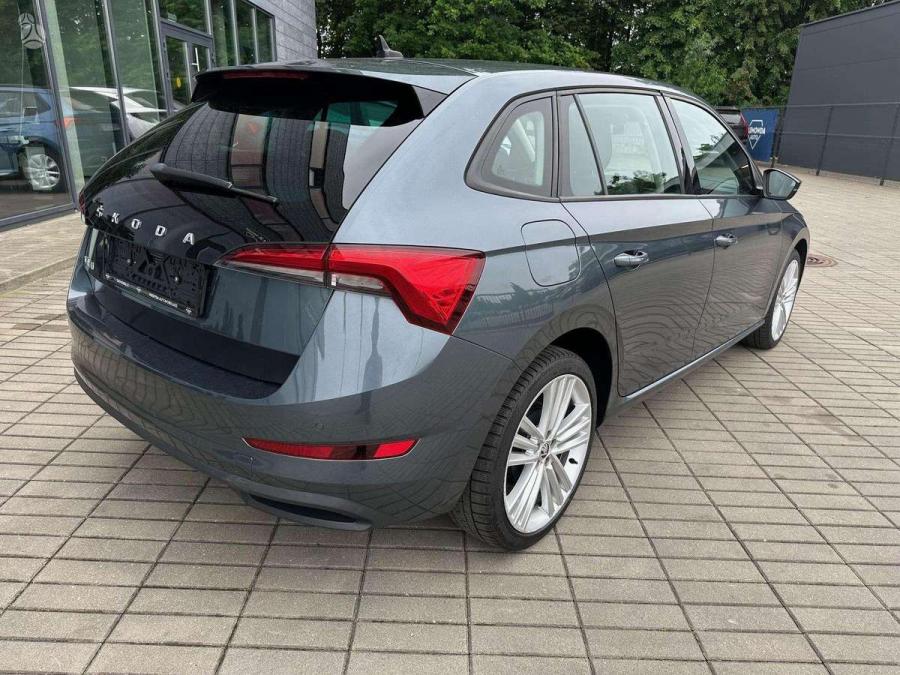 Grey Skoda Scala 2020 in Kaunas, with an engine capacity of 1.00 L and mileage of 168 thousand km for 11200 €, photo 4 on AUTOMOTO.COM.LV