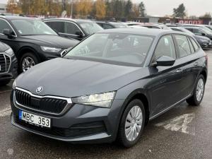 Grey Skoda Scala 2021 in Vilnius, with an engine capacity of 1.00 L and mileage of 151 thousand km for 8950 €, photo  on AUTOMOTO.COM.LV