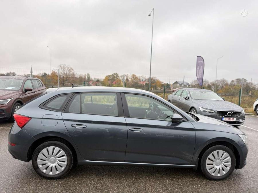 Grey Skoda Scala 2021 in Vilnius, with an engine capacity of 1.00 L and mileage of 151 thousand km for 8950 €, photo 12 on AUTOMOTO.COM.LV
