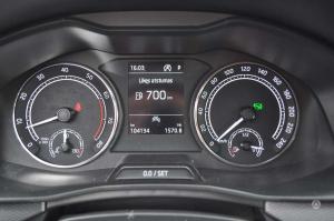 Grey Skoda Scala 2021 in Vilnius, with an engine capacity of 1.50 L and mileage of 104 thousand km for 11700 €, photo 29 on AUTOMOTO.COM.LV