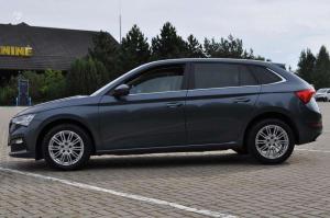 Grey Skoda Scala 2021 in Vilnius, with an engine capacity of 1.50 L and mileage of 104 thousand km for 11700 €, photo 4 on AUTOMOTO.COM.LV