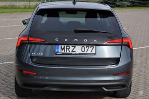 Grey Skoda Scala 2021 in Vilnius, with an engine capacity of 1.50 L and mileage of 104 thousand km for 11700 €, photo 6 on AUTOMOTO.COM.LV