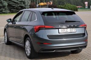 Grey Skoda Scala 2021 in Vilnius, with an engine capacity of 1.50 L and mileage of 104 thousand km for 11700 €, photo 7 on AUTOMOTO.COM.LV