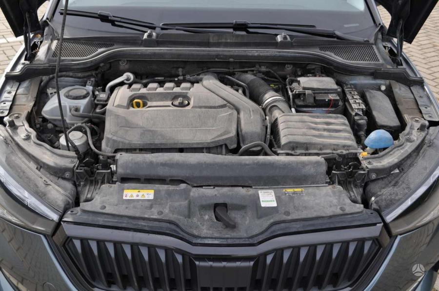 Grey Skoda Scala 2021 in Vilnius, with an engine capacity of 1.50 L and mileage of 104 thousand km for 11700 €, photo 36 on AUTOMOTO.COM.LV