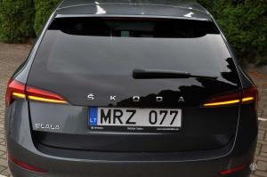 Grey Skoda Scala 2021 in Vilnius, with an engine capacity of 1.50 L and mileage of 104 thousand km for 11700 €, photo 42 on AUTOMOTO.COM.LV