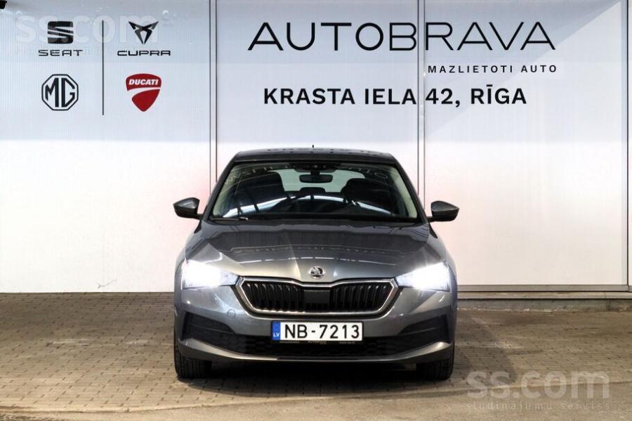 Pelēks Skoda Scala 2022 Rīga, ar dzinēja tilpumu 1.00 L un nobraukumu 169 tūkst. km par 9800 €, foto 2 vietnē AUTOMOTO.COM.LV