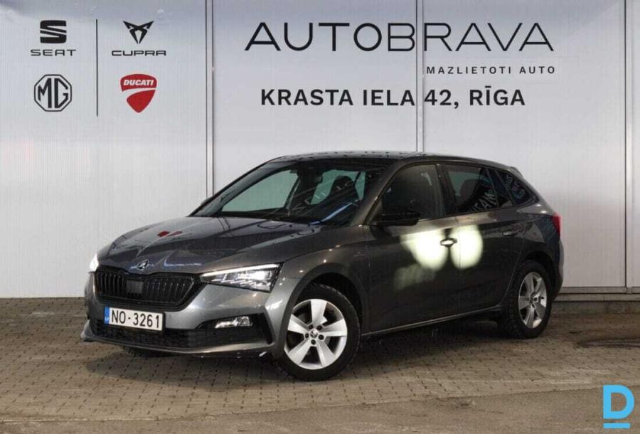 Pelēks Skoda Scala 2023 Rīga, ar dzinēja tilpumu 1.50 L un nobraukumu 59 tūkst. km par 20990 €, foto 1 vietnē AUTOMOTO.COM.LV