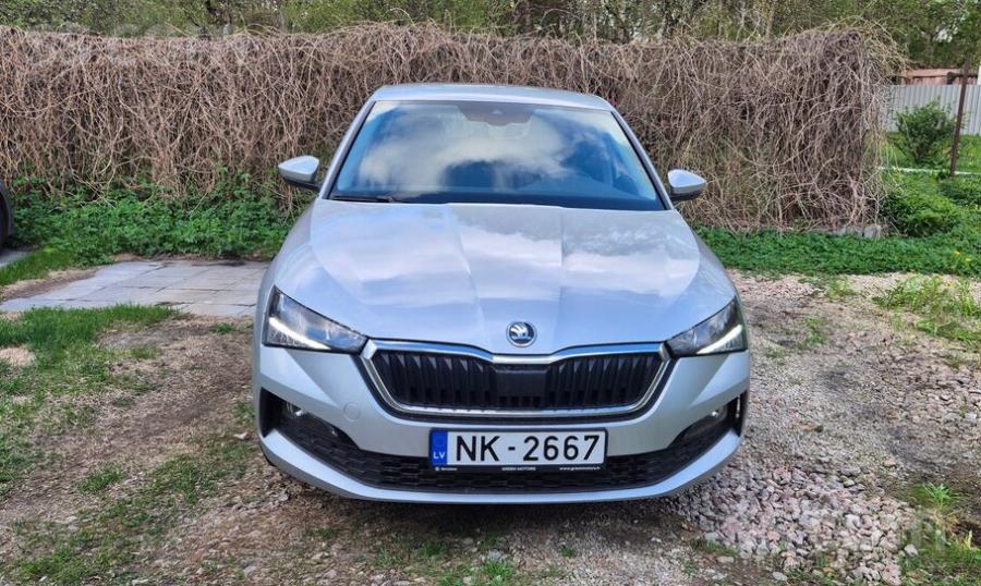 Pelēks Skoda Scala 2023 Rīga, ar dzinēja tilpumu 1.00 L un nobraukumu 178 tūkst. km par 10500 €, foto 1 vietnē AUTOMOTO.COM.LV