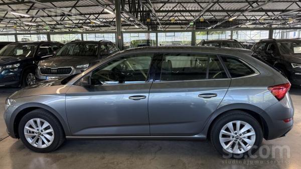 Grey Skoda Scala 2023 in Riga, with an engine capacity of 1.00 L and mileage of 48 thousand km for 15400 €, photo 2 on AUTOMOTO.COM.LV