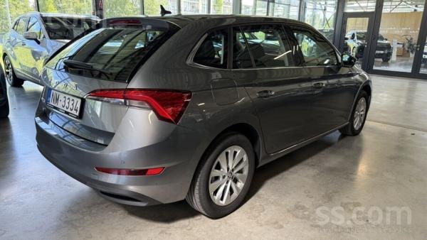 Grey Skoda Scala 2023 in Riga, with an engine capacity of 1.00 L and mileage of 48 thousand km for 15400 €, photo 4 on AUTOMOTO.COM.LV