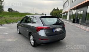 Grey Skoda Scala 2023 in Riga, with an engine capacity of 1.50 L and mileage of 42 thousand km for 16900 €, photo 5 on AUTOMOTO.COM.LV