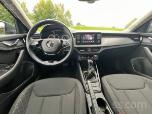 Grey Skoda Scala 2023 in Riga, with an engine capacity of 1.50 L and mileage of 42 thousand km for 16900 €, photo 7 on AUTOMOTO.COM.LV