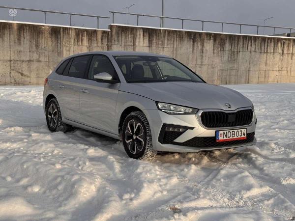 Grey Skoda Scala 2024 in Vilnius, with an engine capacity of 1.00 L and mileage of 45 thousand km for 17500 €, photo 2 on AUTOMOTO.COM.LV