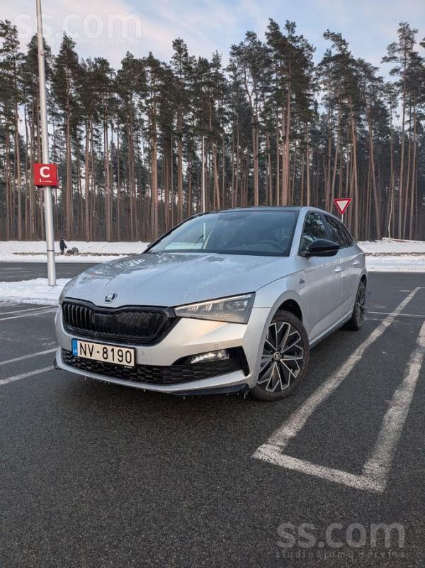 Pelēks Skoda Scala 2024 Rīga, ar dzinēja tilpumu 1.50 L un nobraukumu 20 tūkst. km par 20000 €, foto 1 vietnē AUTOMOTO.COM.LV