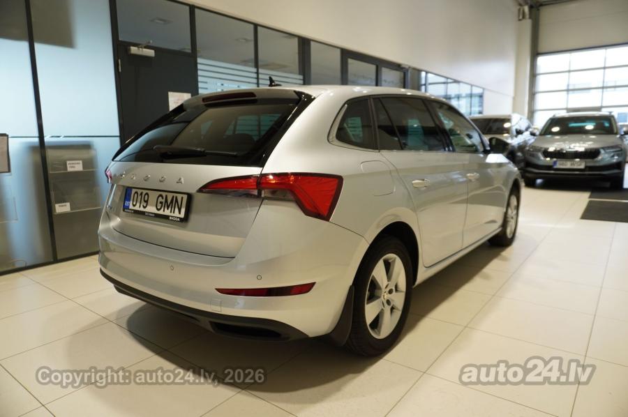 Grey Skoda Scala 2024 in Tallinn, with an engine capacity of 1.00 L and mileage of 47 thousand km for 16500 €, photo 4 on AUTOMOTO.COM.LV