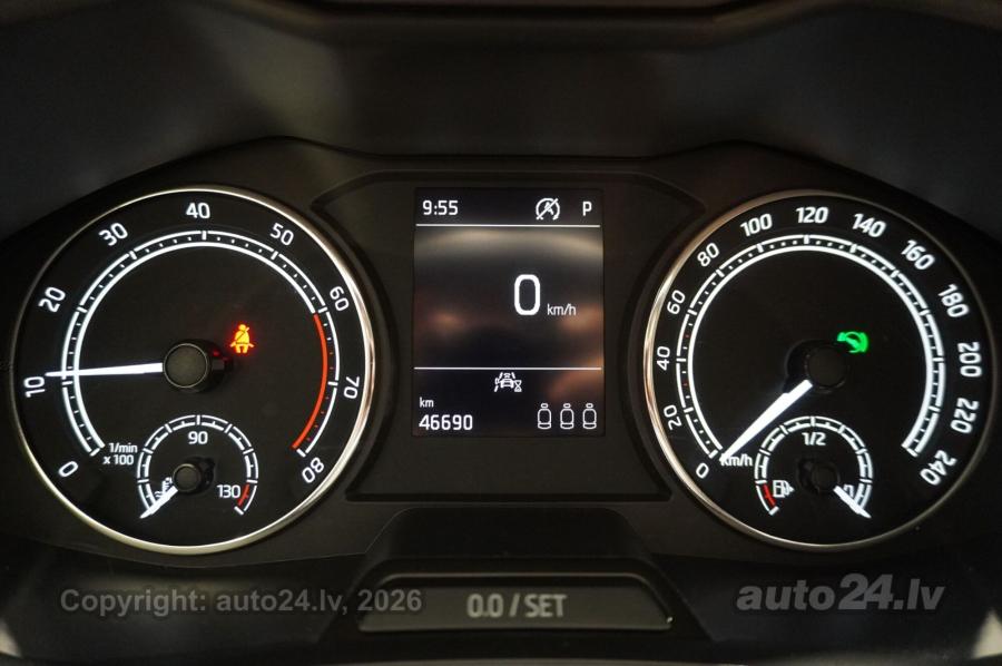 Grey Skoda Scala 2024 in Tallinn, with an engine capacity of 1.00 L and mileage of 47 thousand km for 16500 €, photo 19 on AUTOMOTO.COM.LV