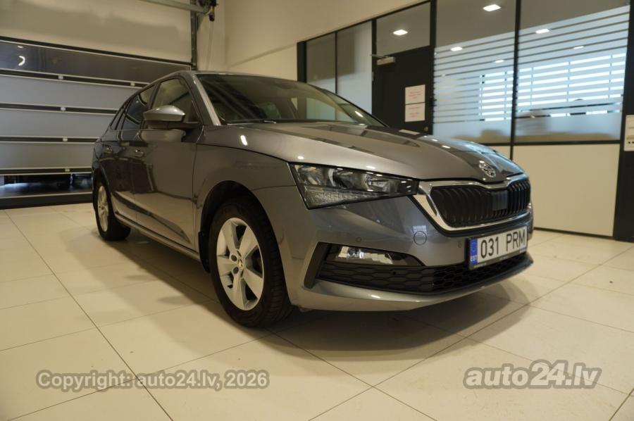 Grey Skoda Scala 2024 in Tallinn, with an engine capacity of 1.00 L and mileage of 44 thousand km for 16900 €, photo 4 on AUTOMOTO.COM.LV